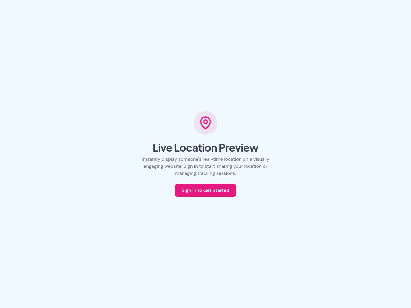 Live Location Preview