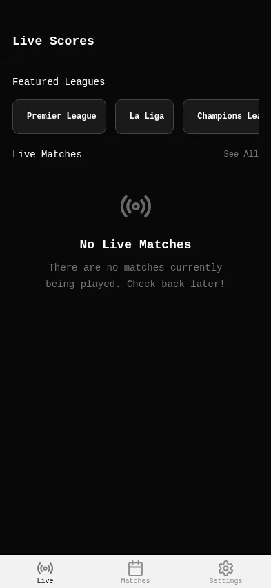 LiveMatch Tracker