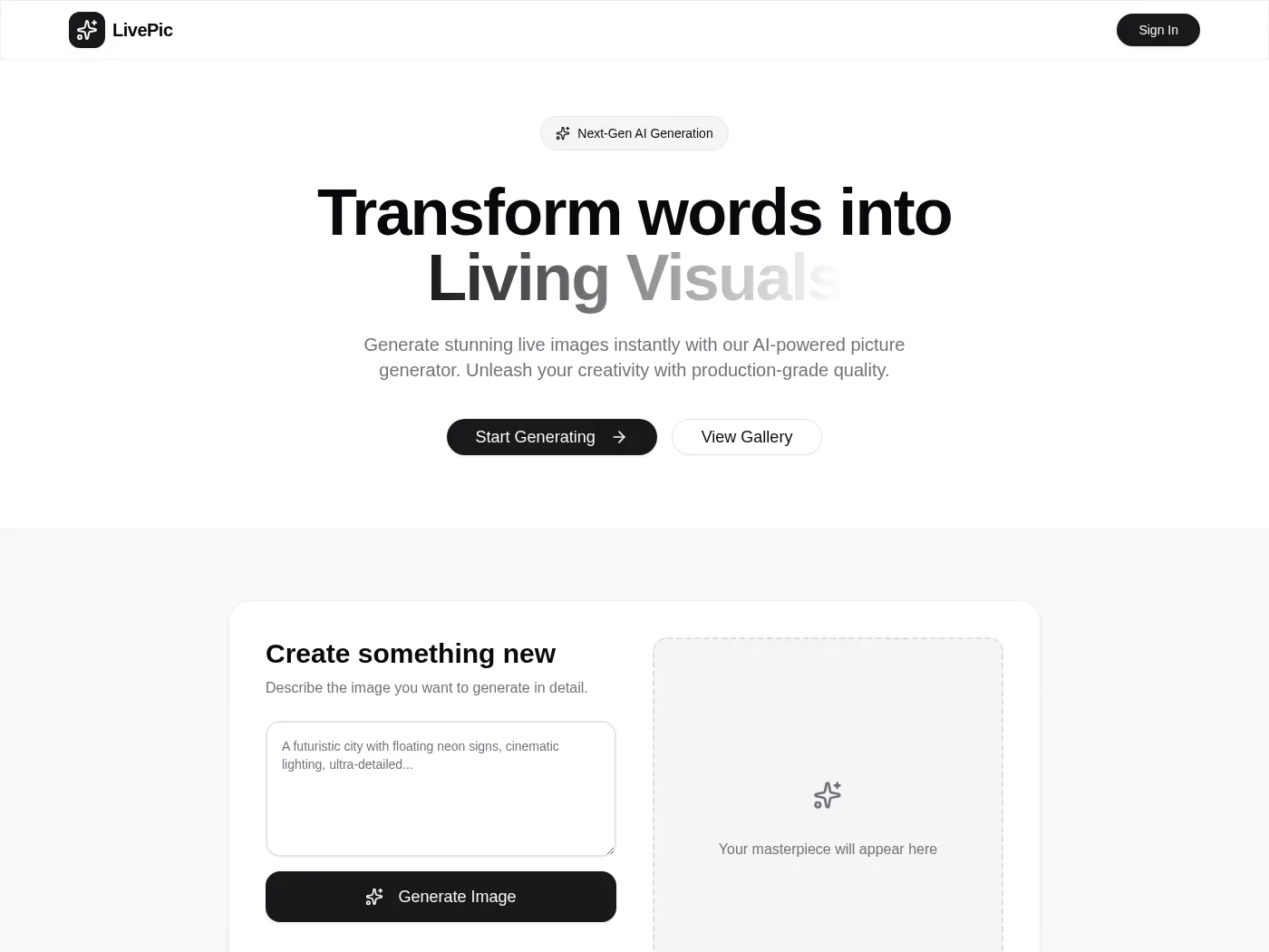 LivePic Generator