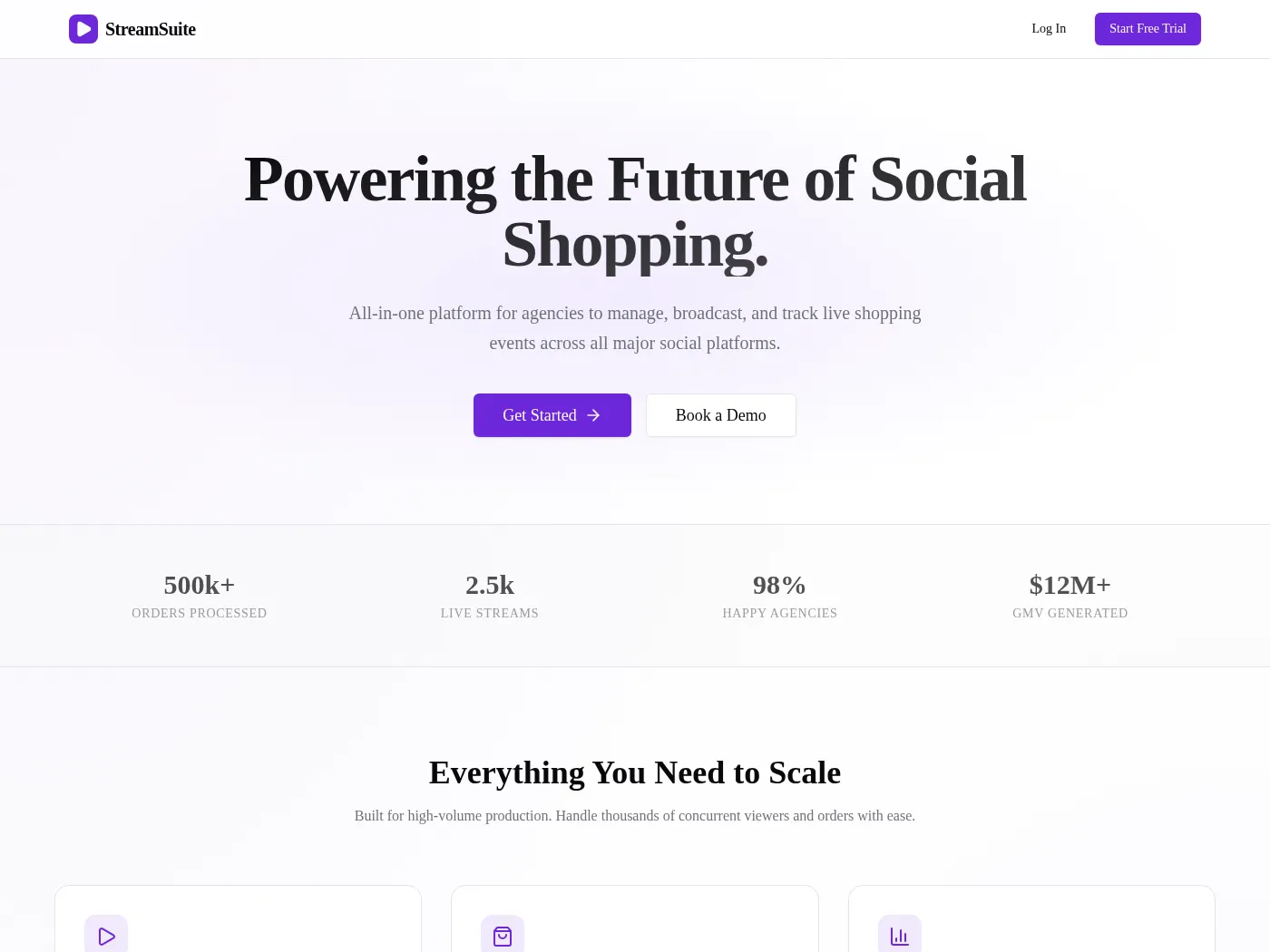 StreamSuite Platform