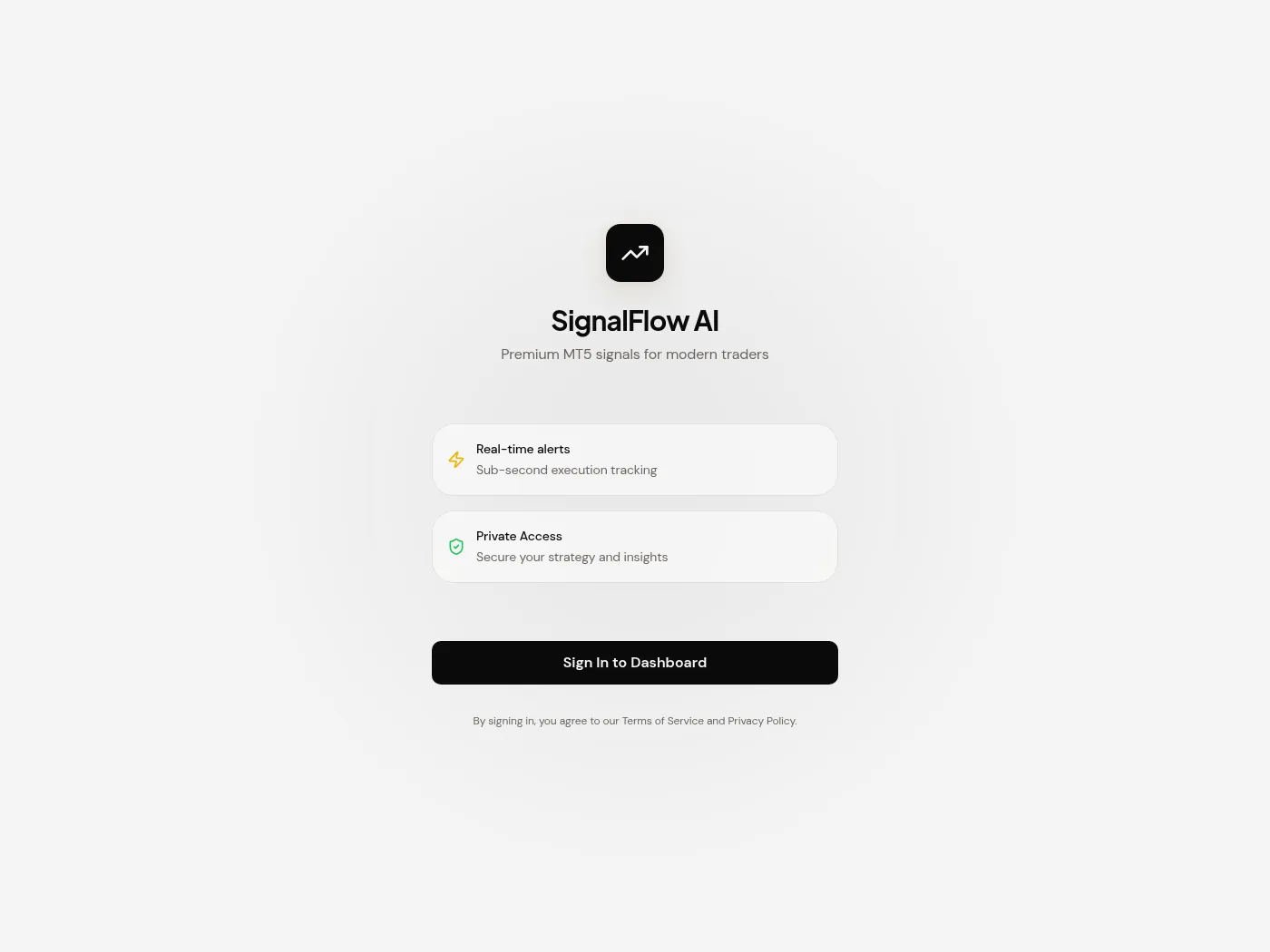 Live Trading Signal App