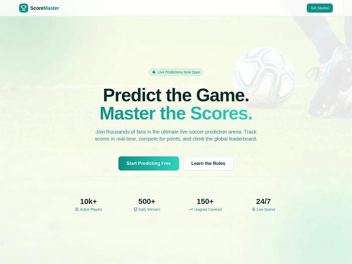 Live Soccer Predictor