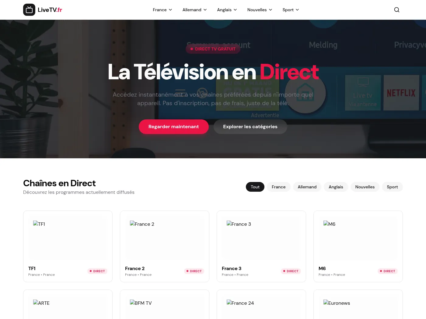 Live TV Clone