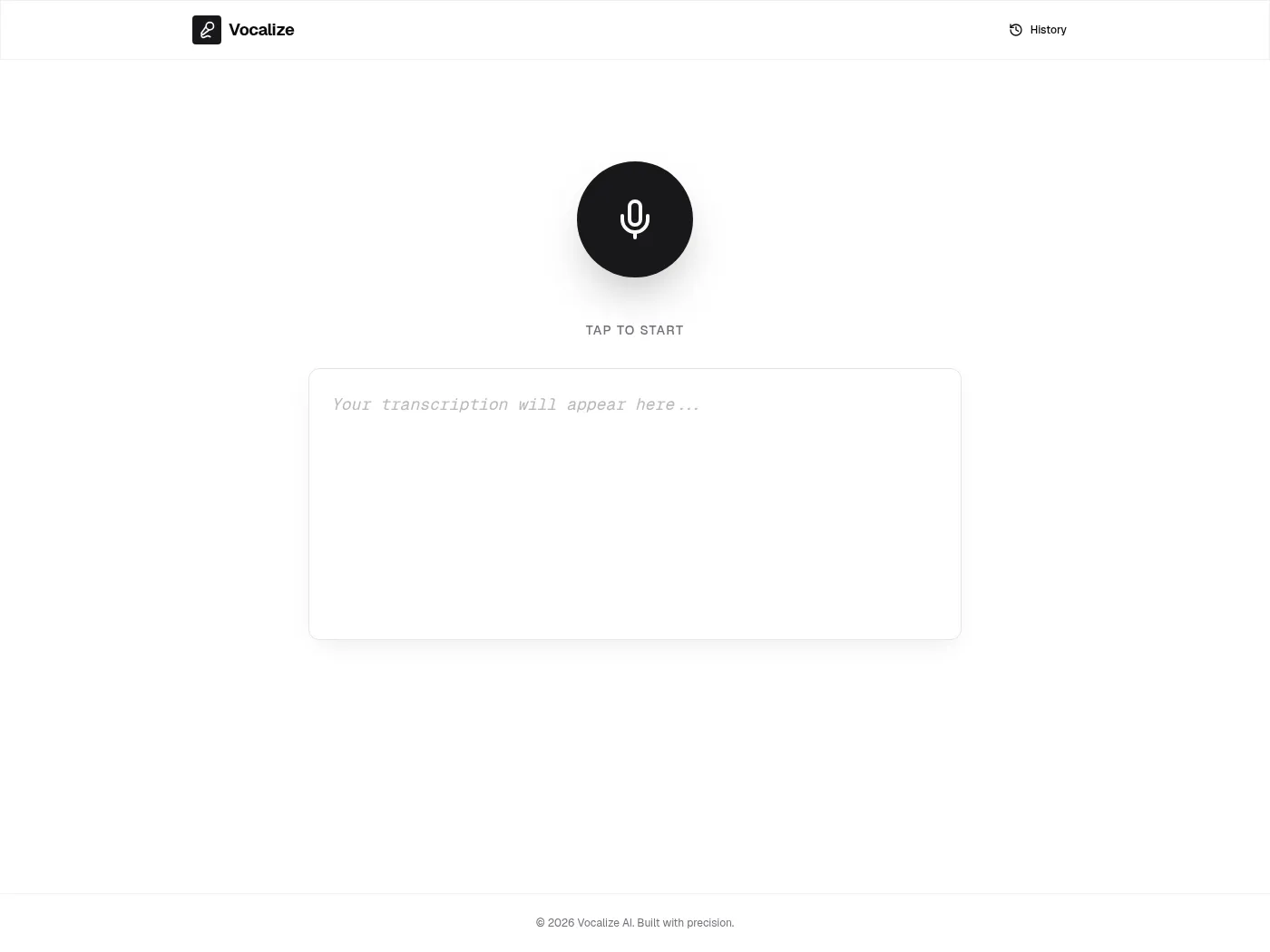 Live Voice Transcriber