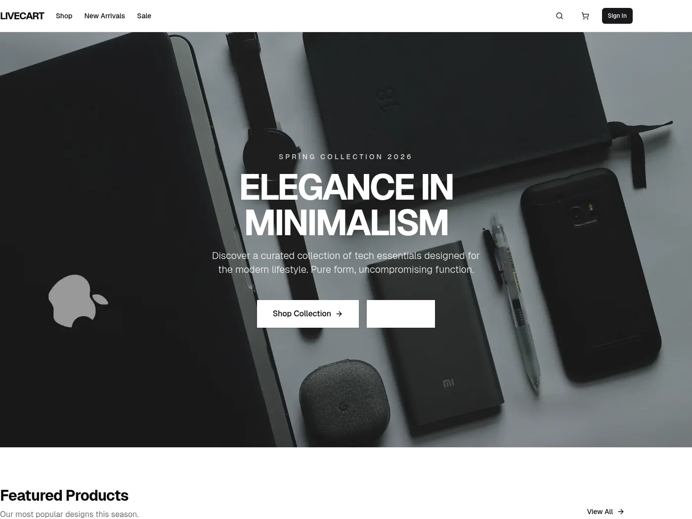 LiveCart E-Commerce
