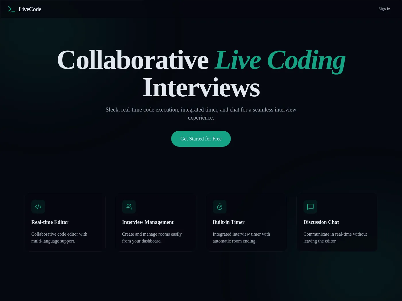 LiveCode Interviewer