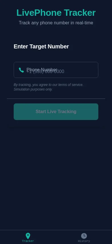 LivePhone Tracker