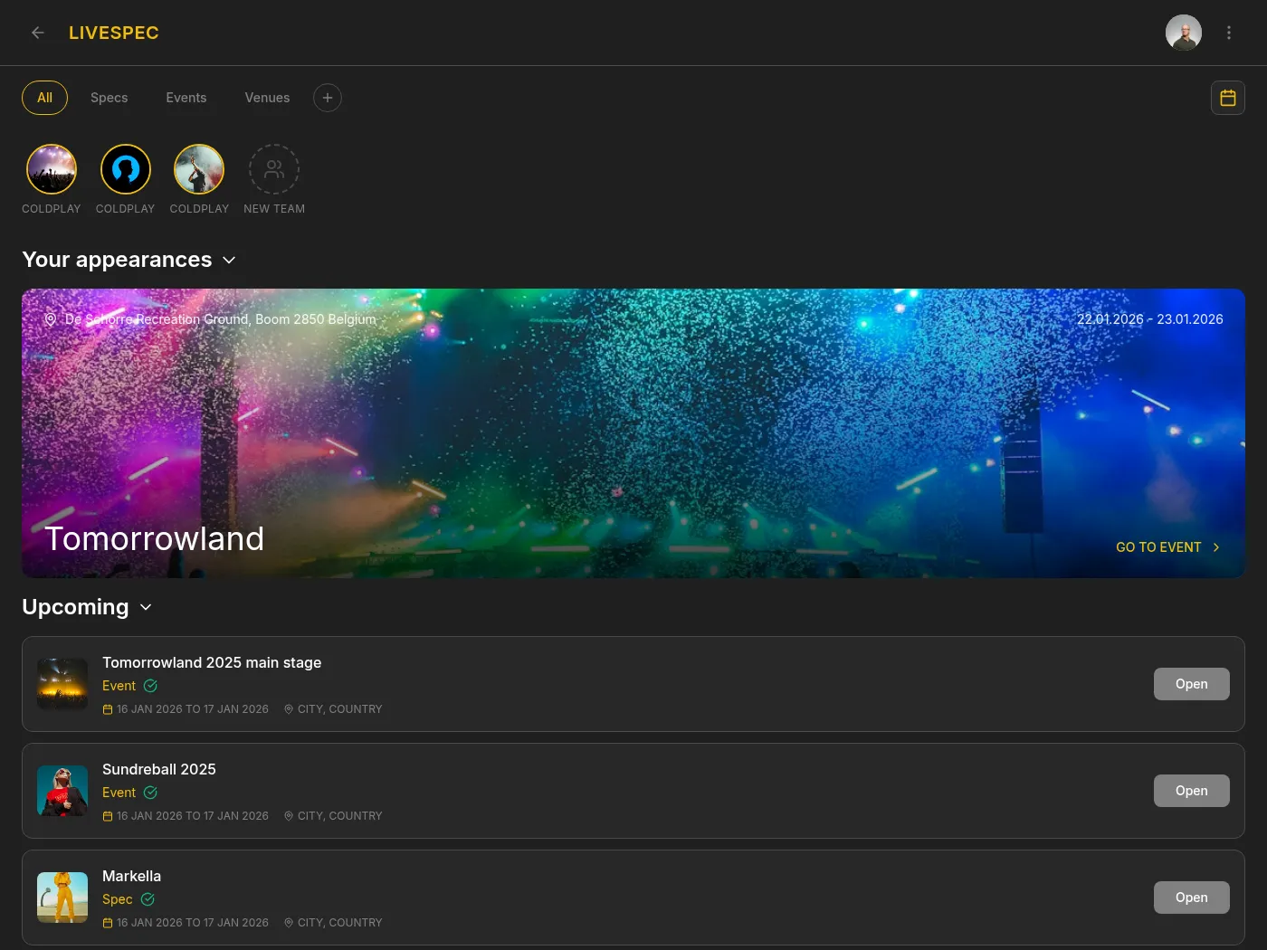 Livespec Design Clone
