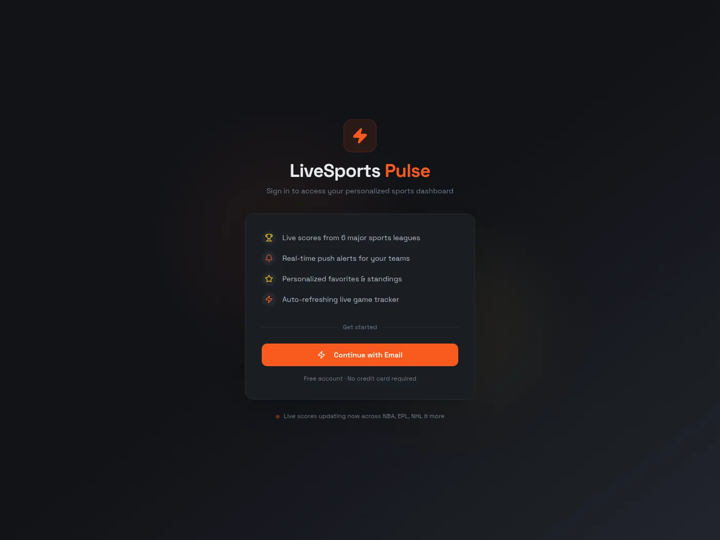 LiveSports Pulse