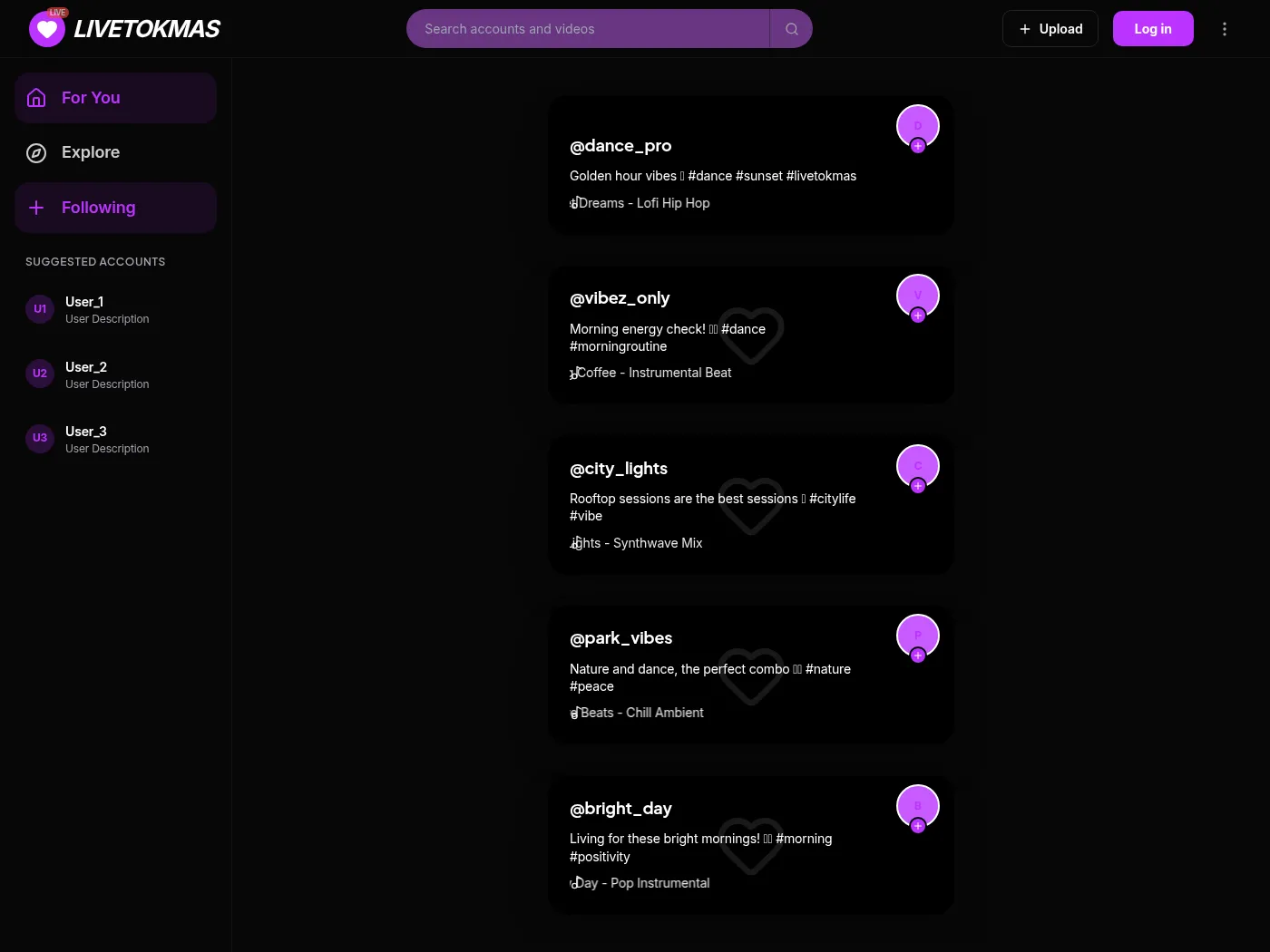 Livetokmas Video App