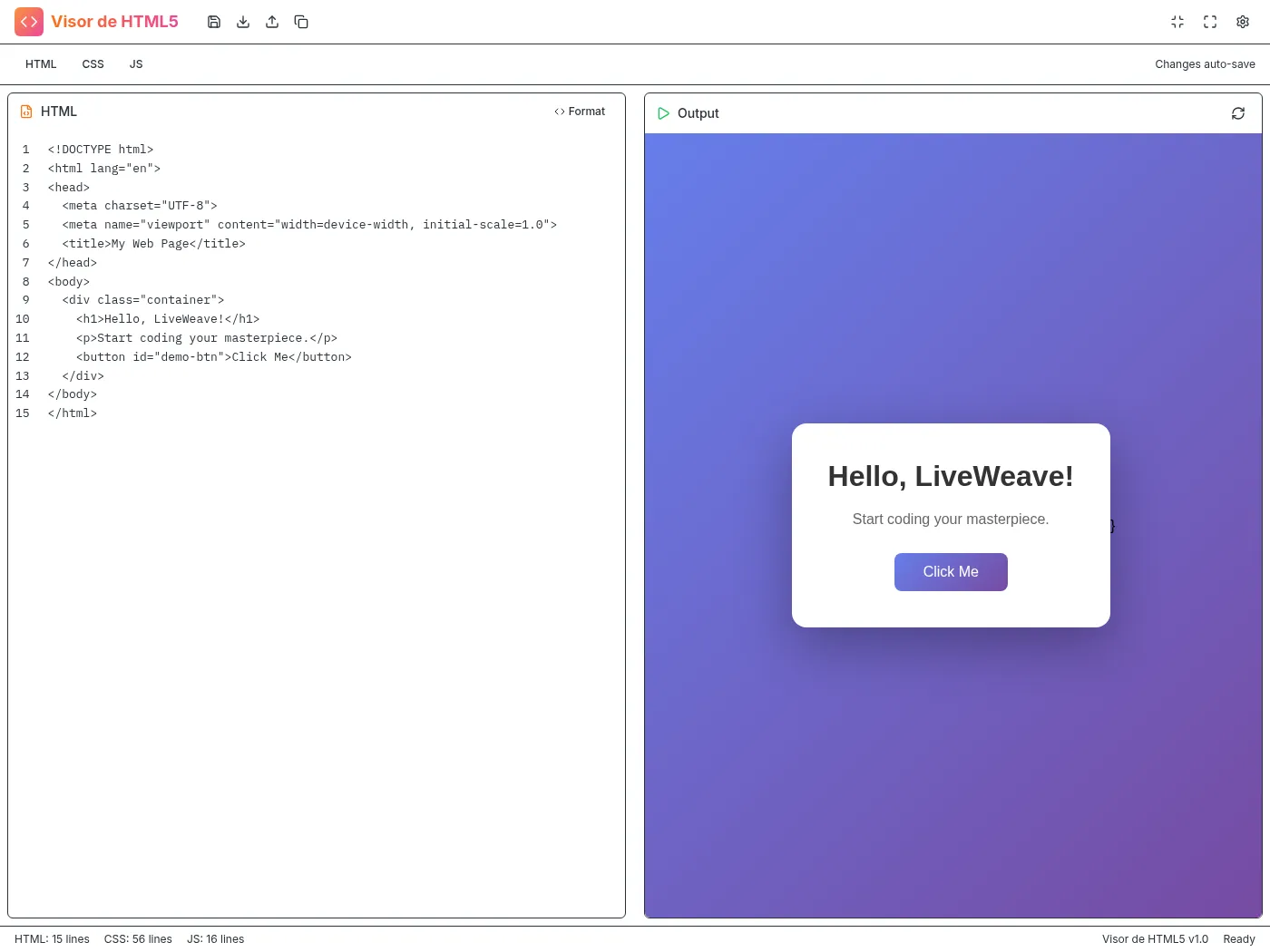 LiveWeave Offline