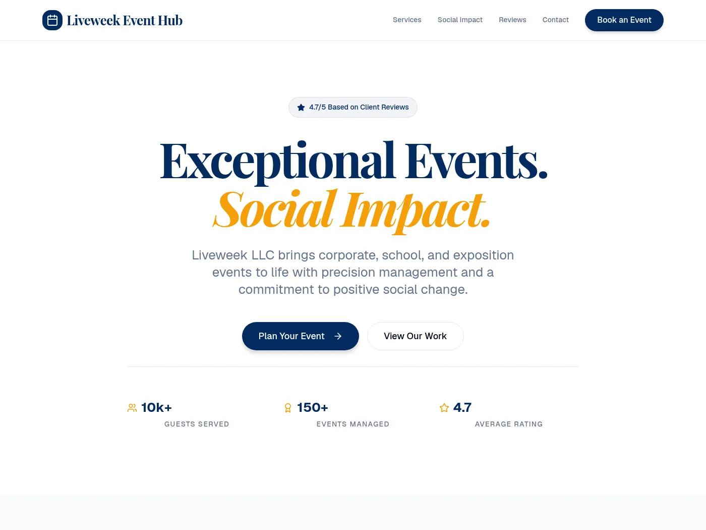Liveweek Event Hub
