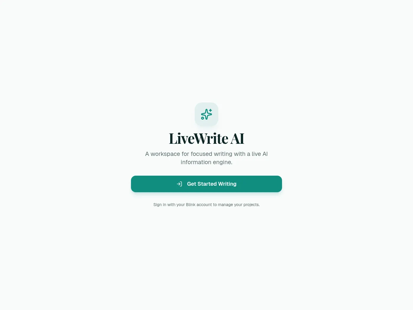LiveWrite AI Studio