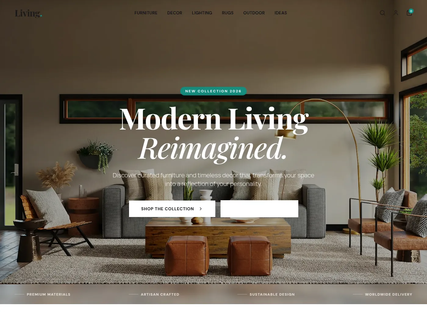 Living.com Web Template