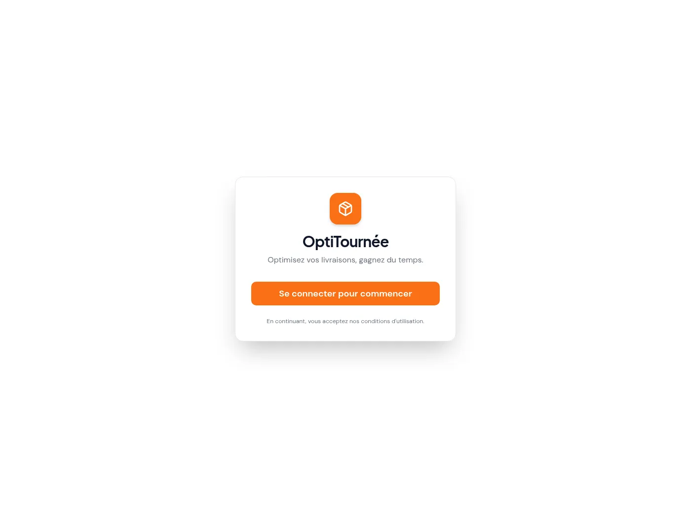 OptiTournée Livraison