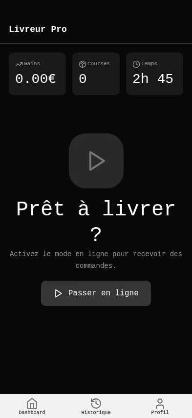 Livreur Pro App