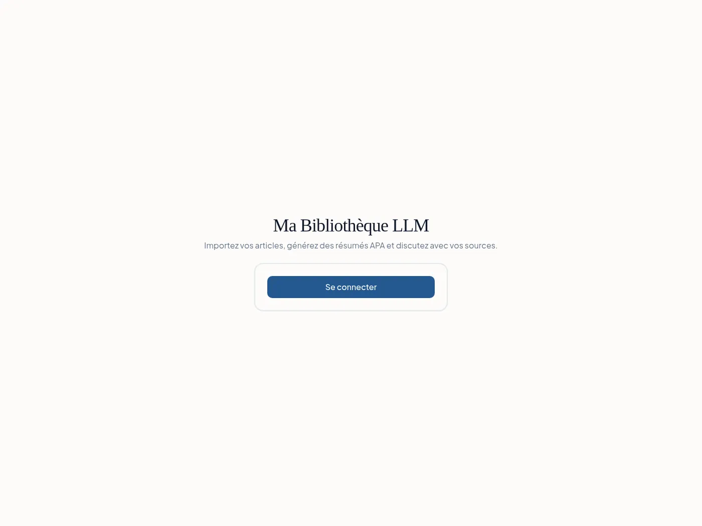 Bibliothèque LLM Intelligente