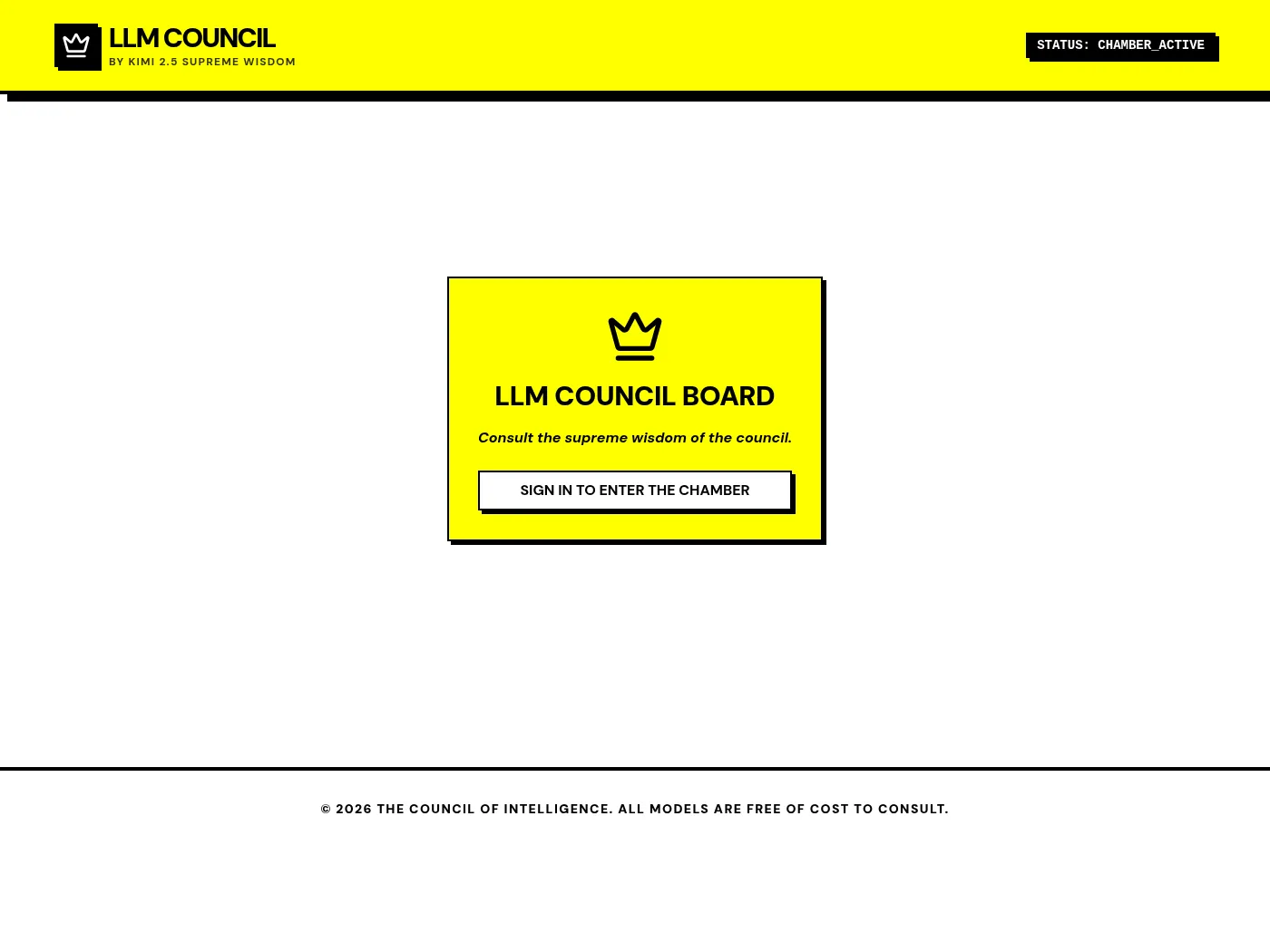 LLM Council Board