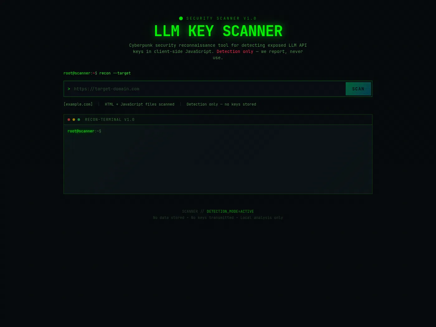 LLM Key Scanner
