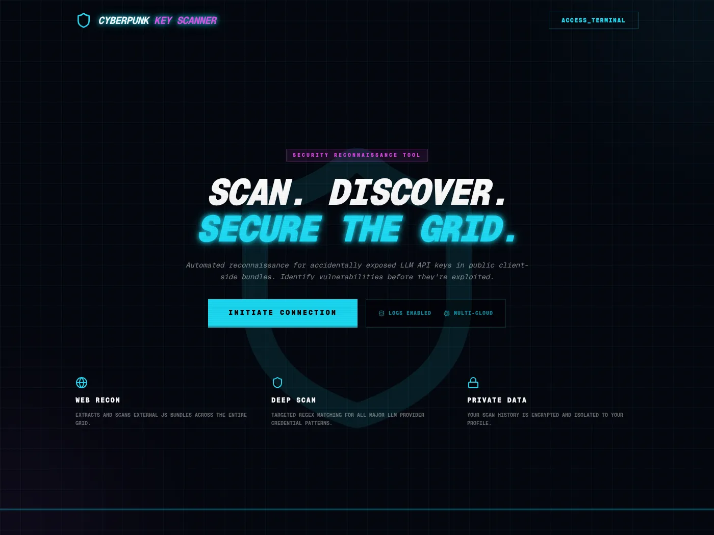 Cyberpunk Key Scanner
