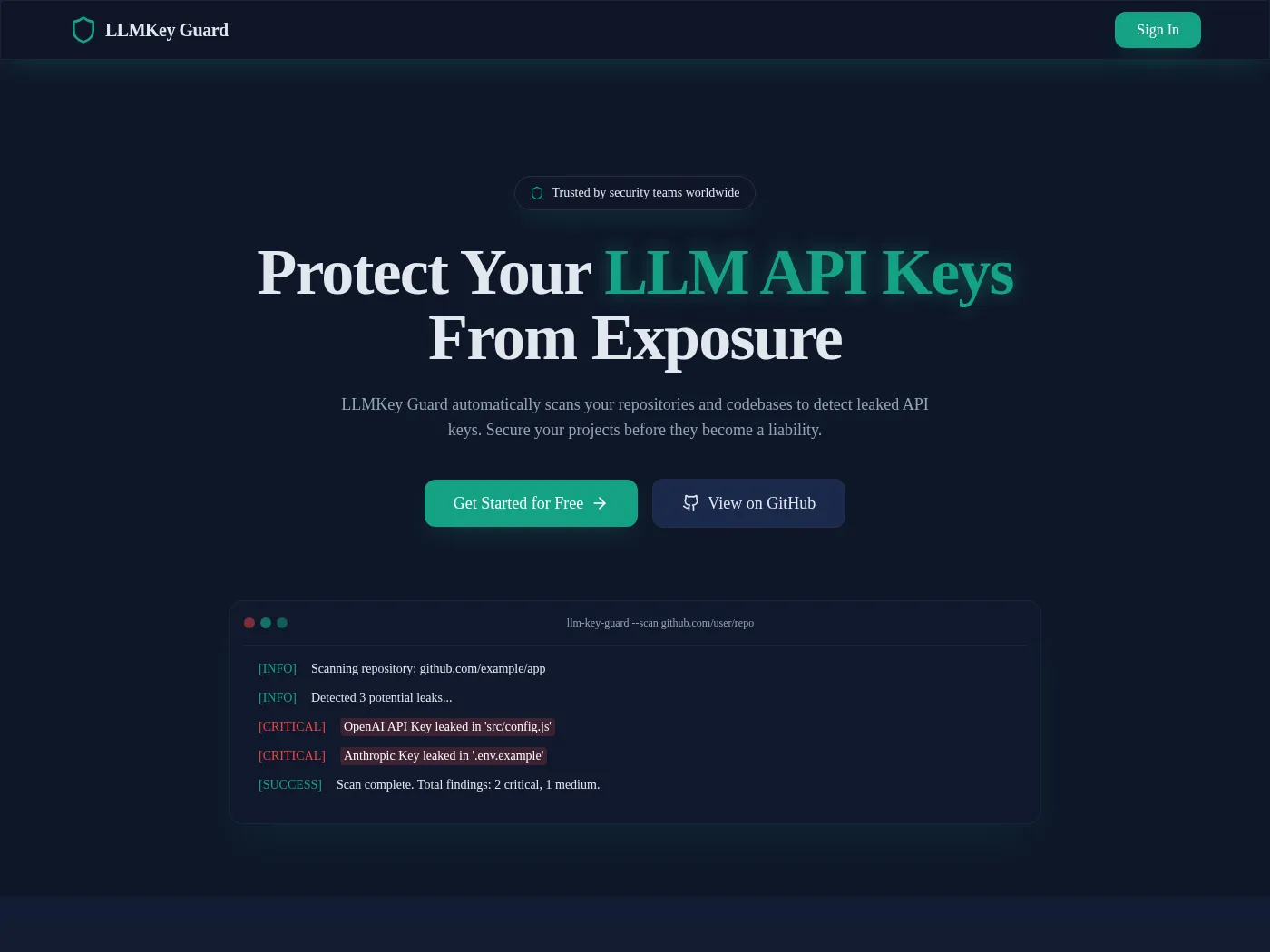 LLMKey Guard