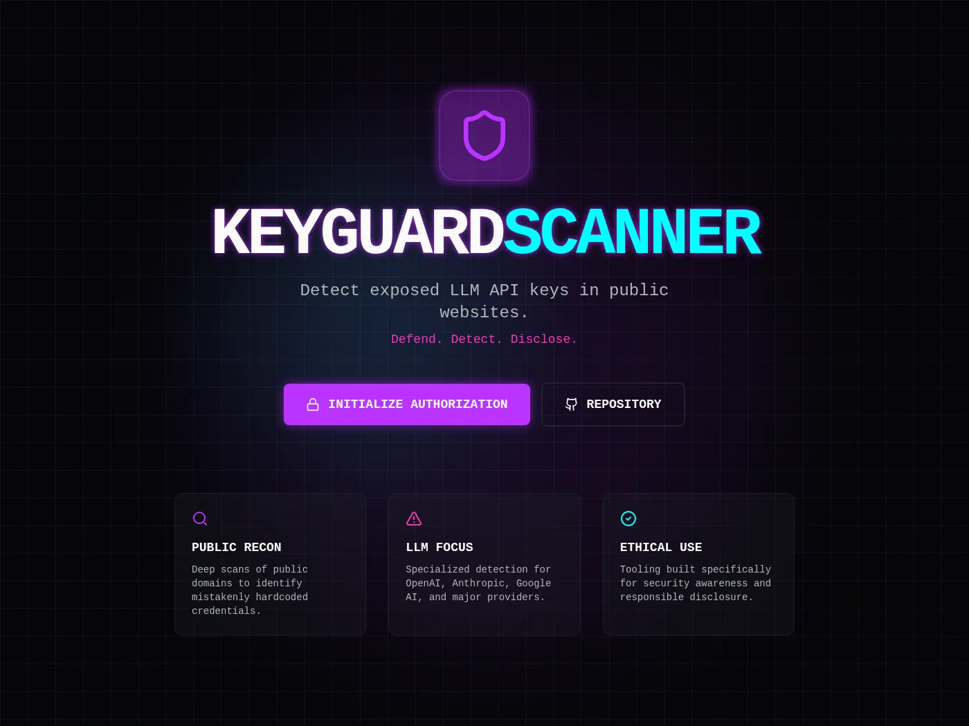 KeyGuard Scanner