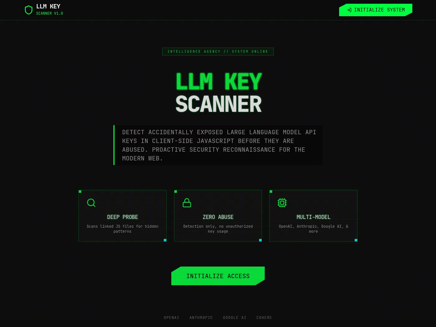 LLM Key Scanner