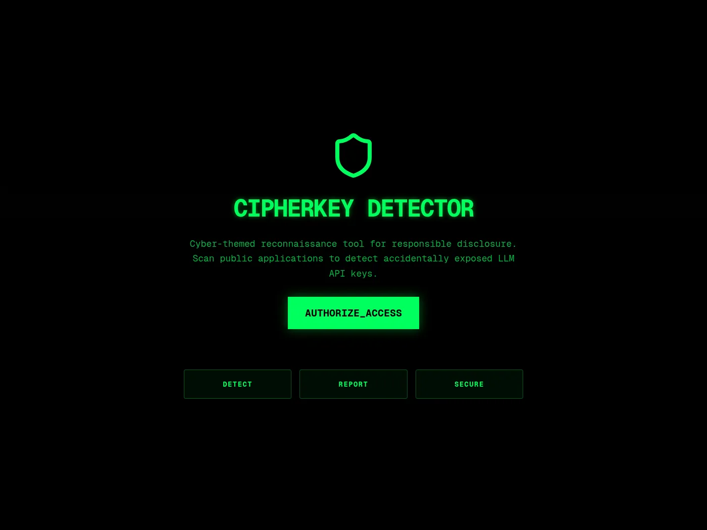 CipherKey Detector