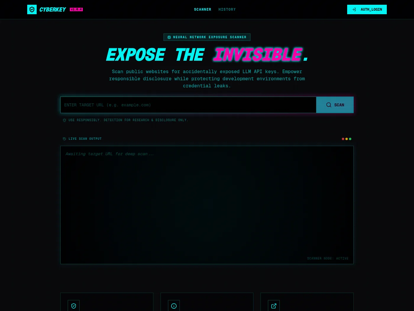 CyberKey LLM Scanner