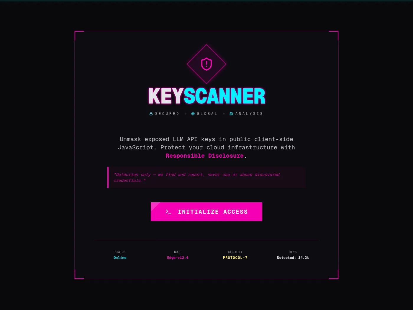 LLM Key Exposure Scanner