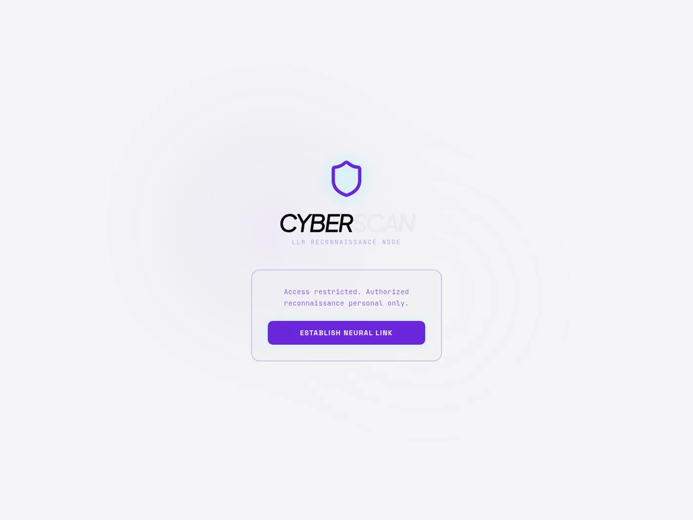 Cyberpunk LLM Key Scanner