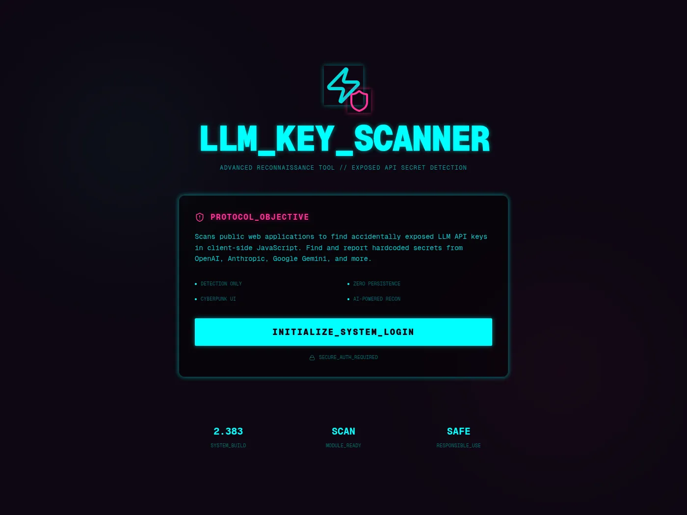 LLM Key Scanner