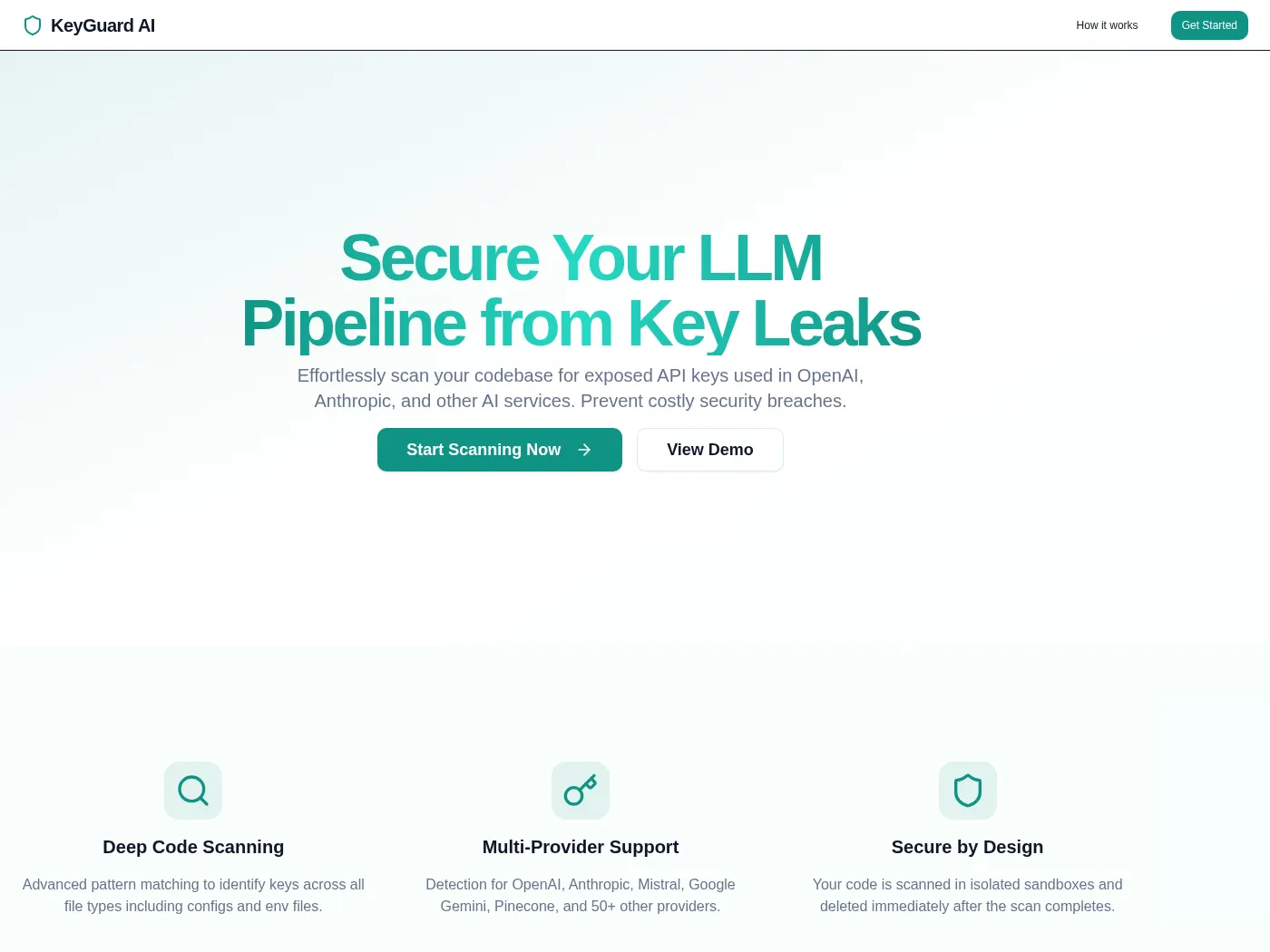 LLM Key Exposure Scanner