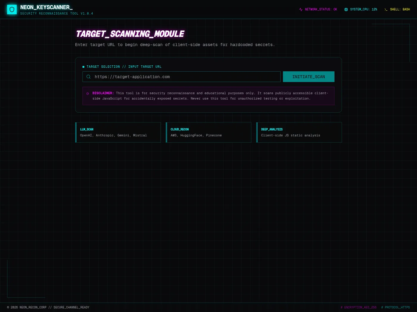 Neon KeyScanner