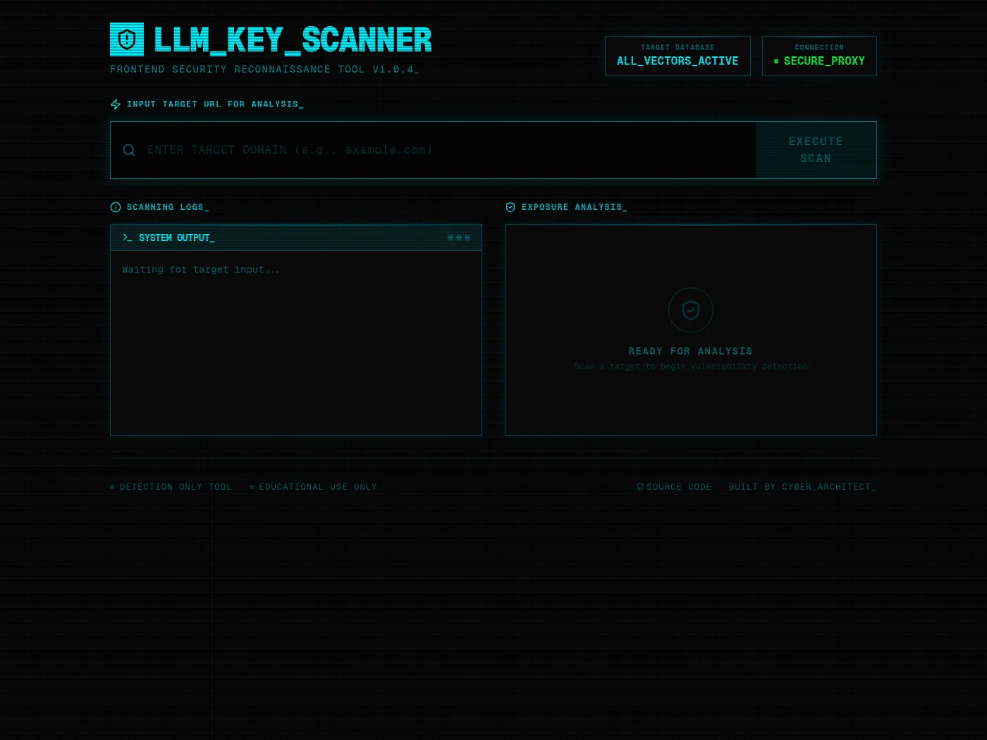 LLM Key Exposure Scanner