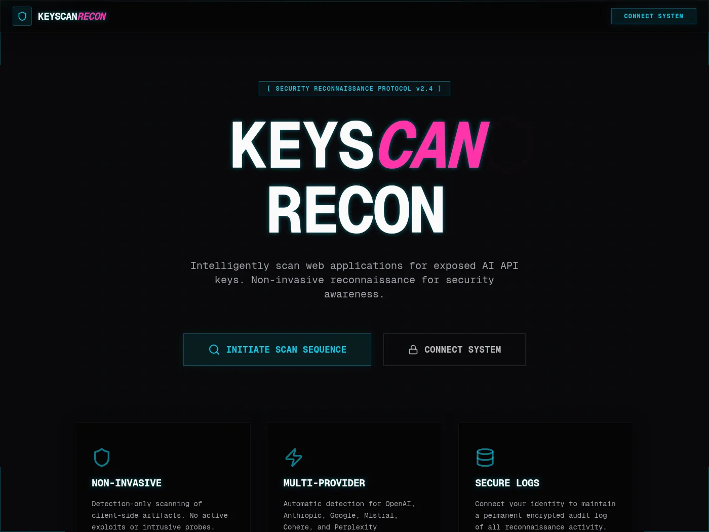 LLM KeyScan Recon