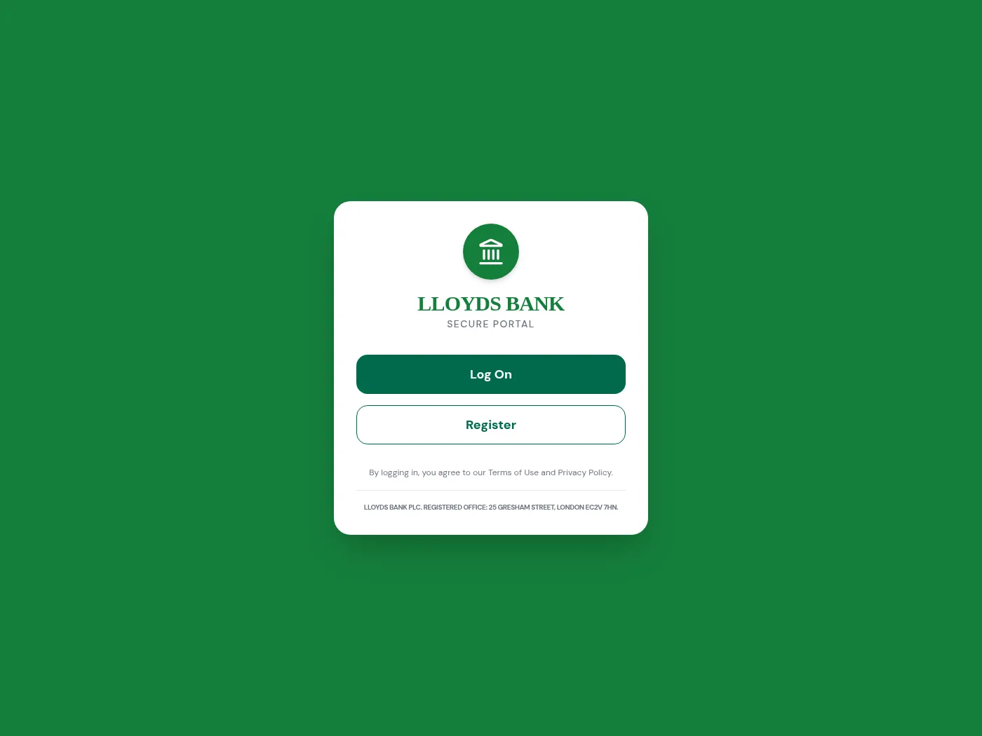 Lloyds Bank App Replica