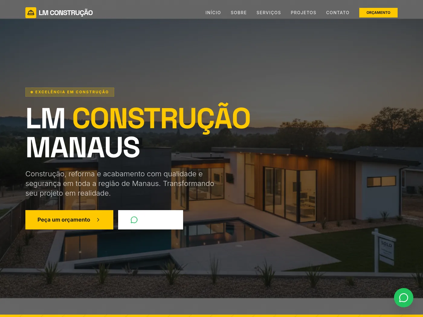 LM Construção Manaus Site