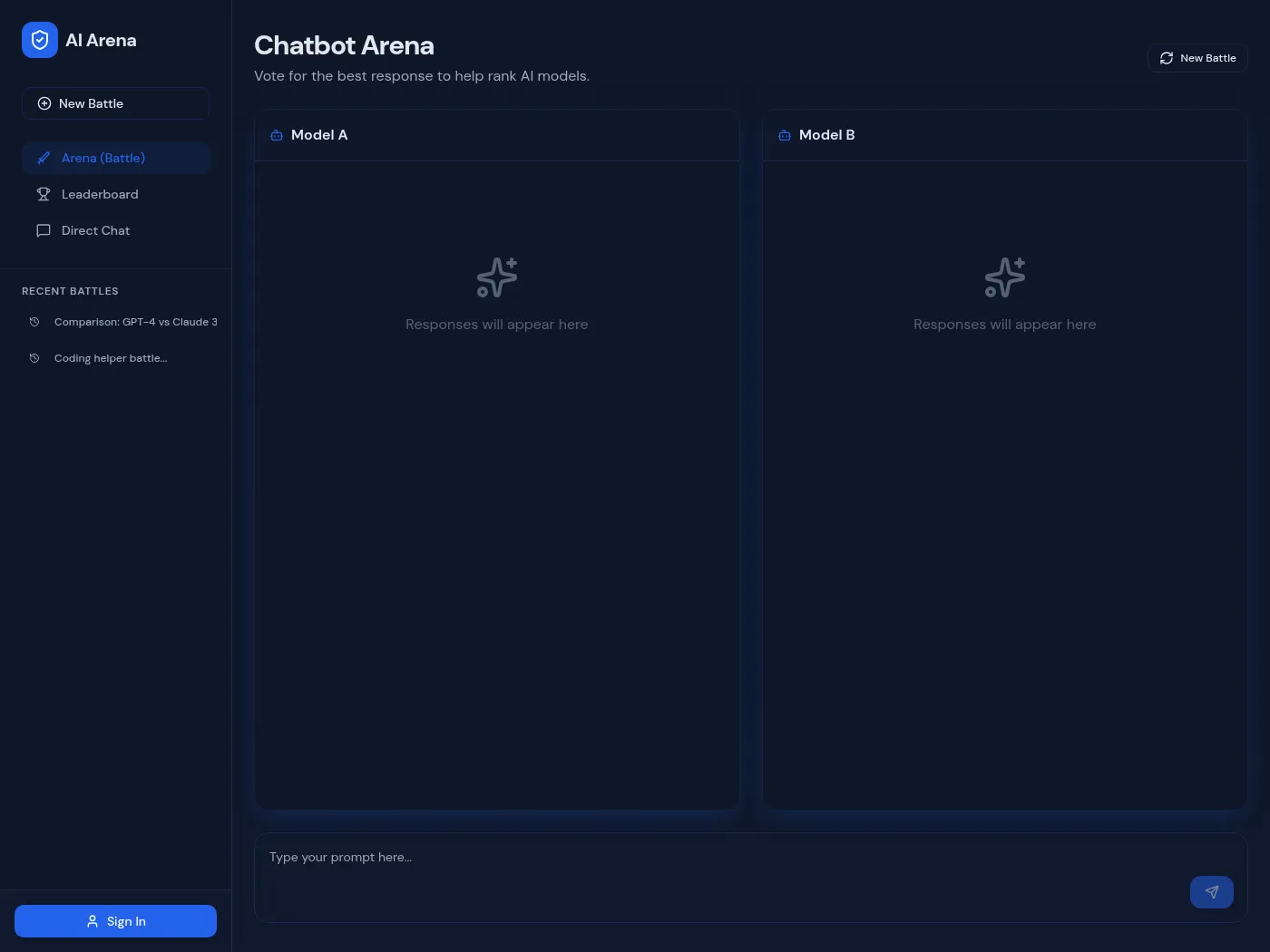 LM Arena Clone