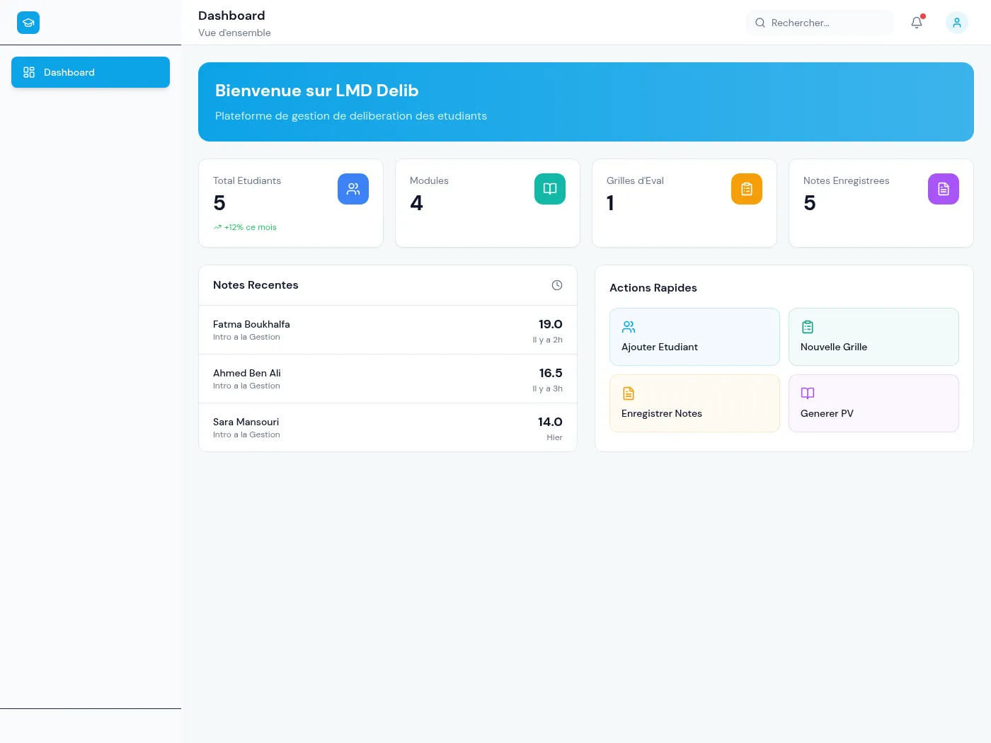 LMD Student Delib Platform