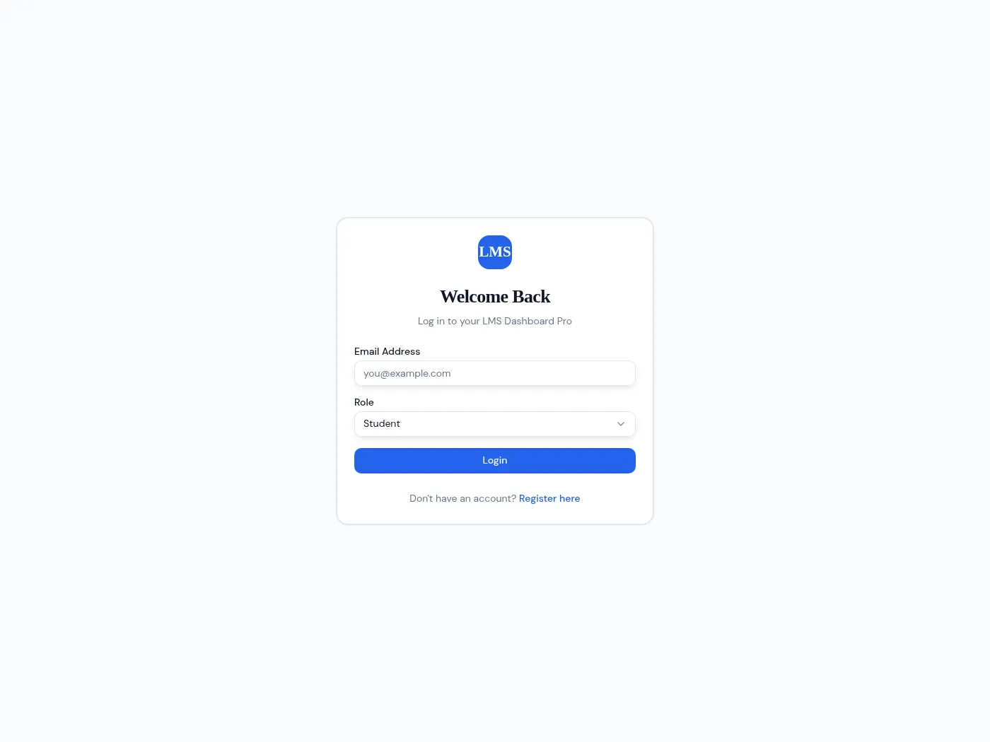 LMS Dashboard Pro