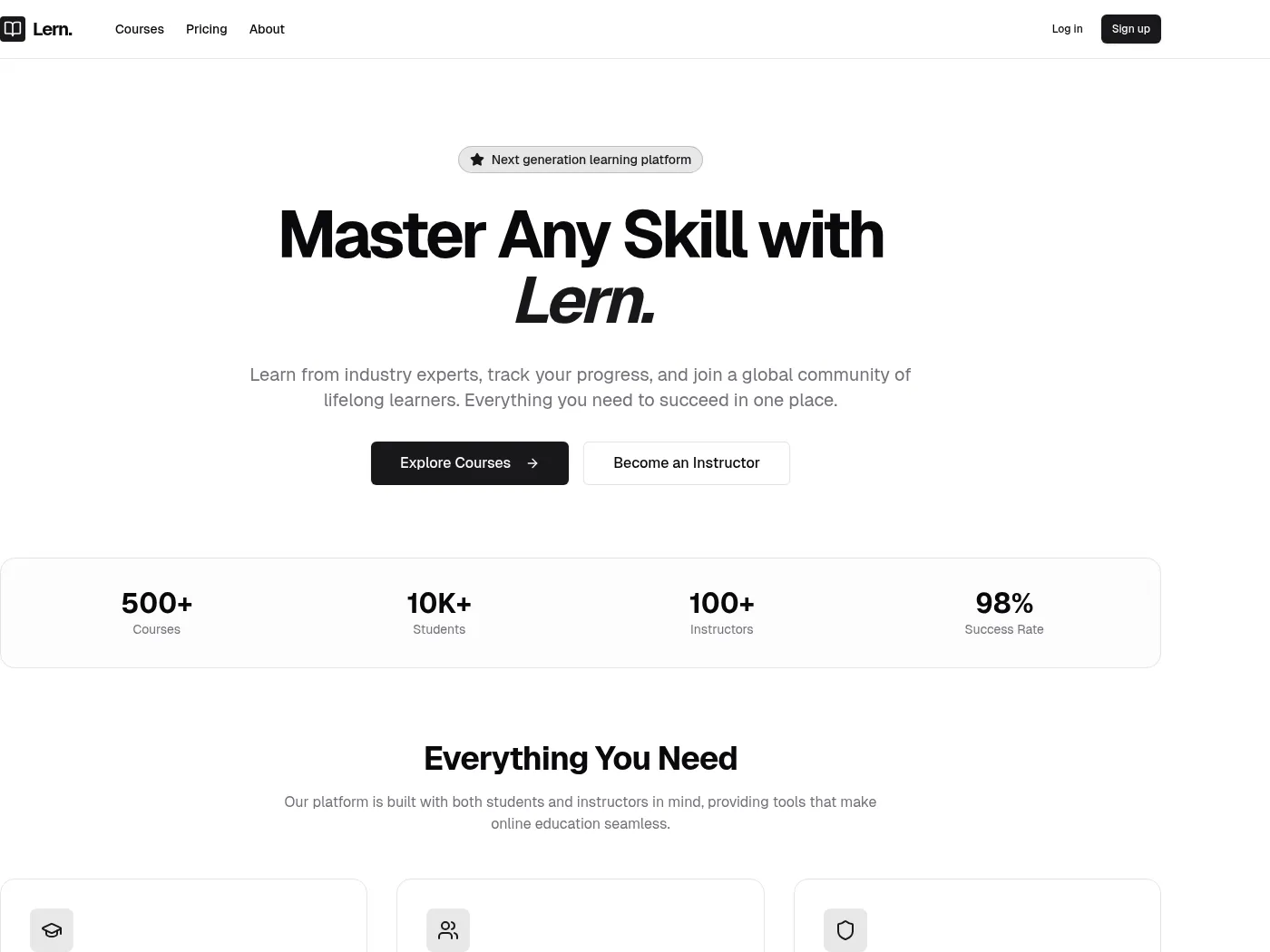 LMS Website Complete