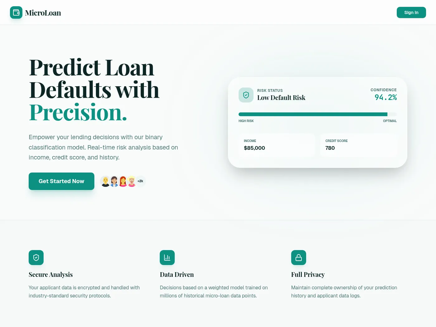 MicroLoan Default Predictor