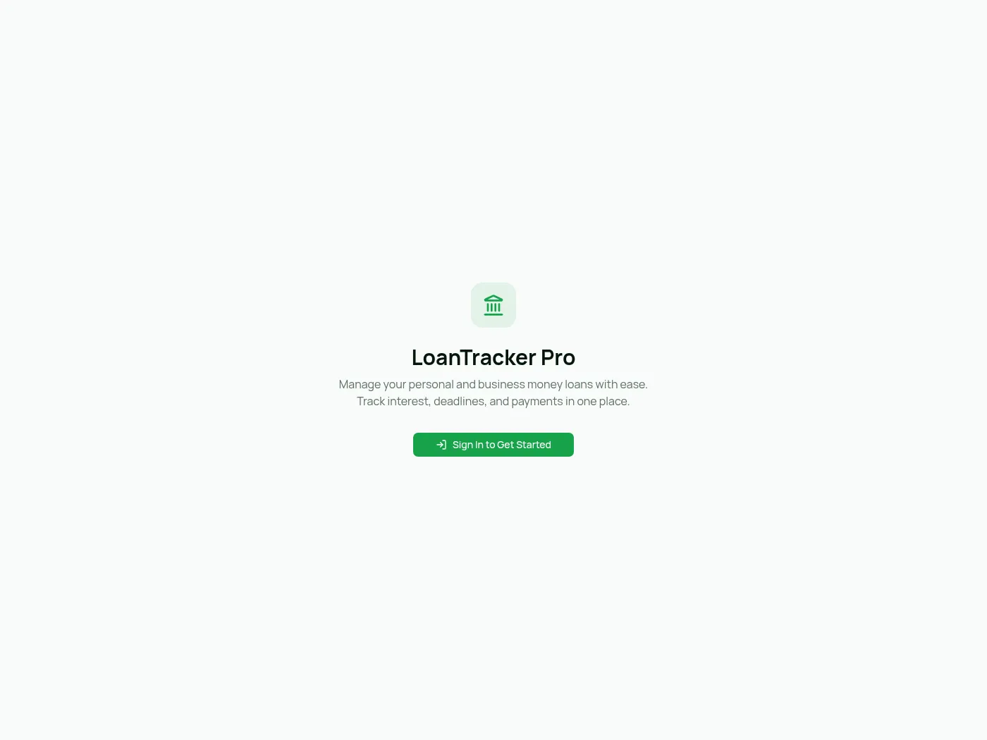 LoanTracker Pro