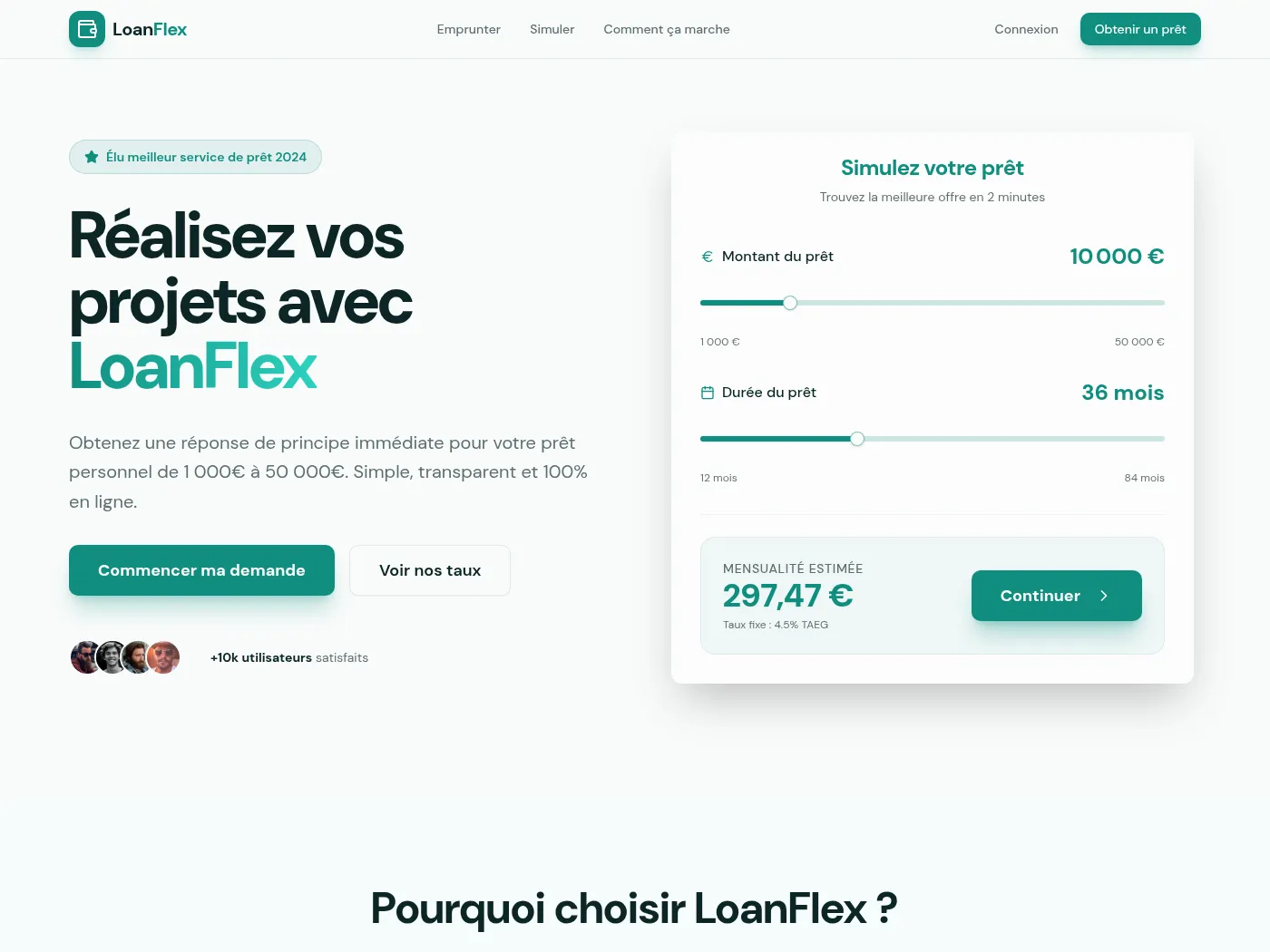 Loan Site Clone