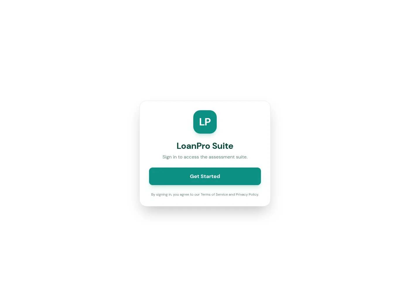 LoanPro Assessment Suite