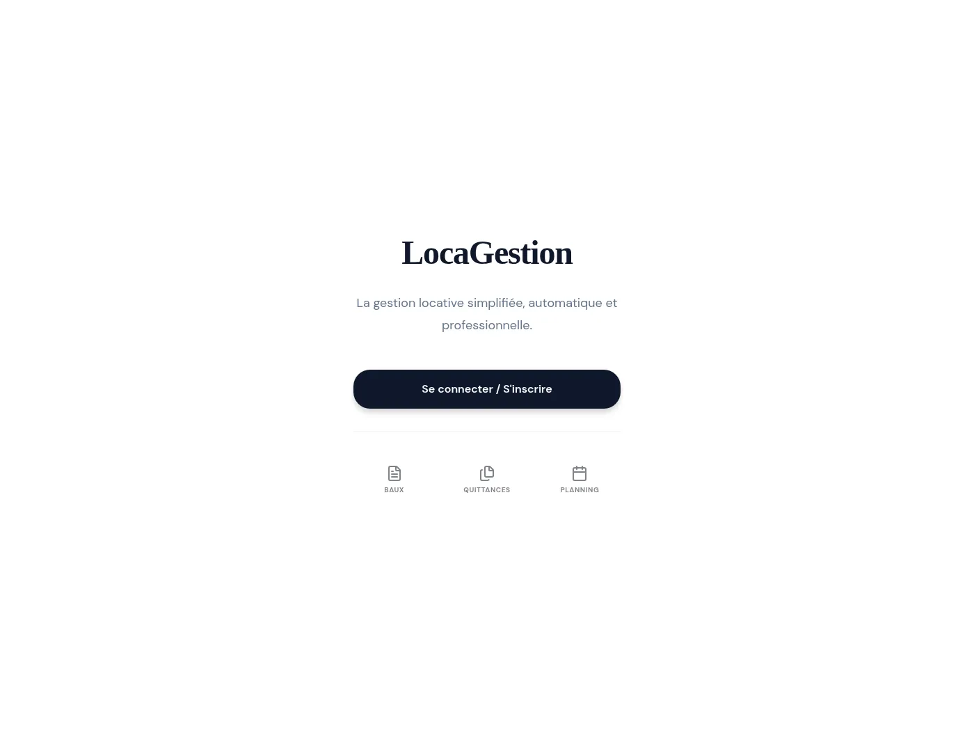LocaGestion Web App