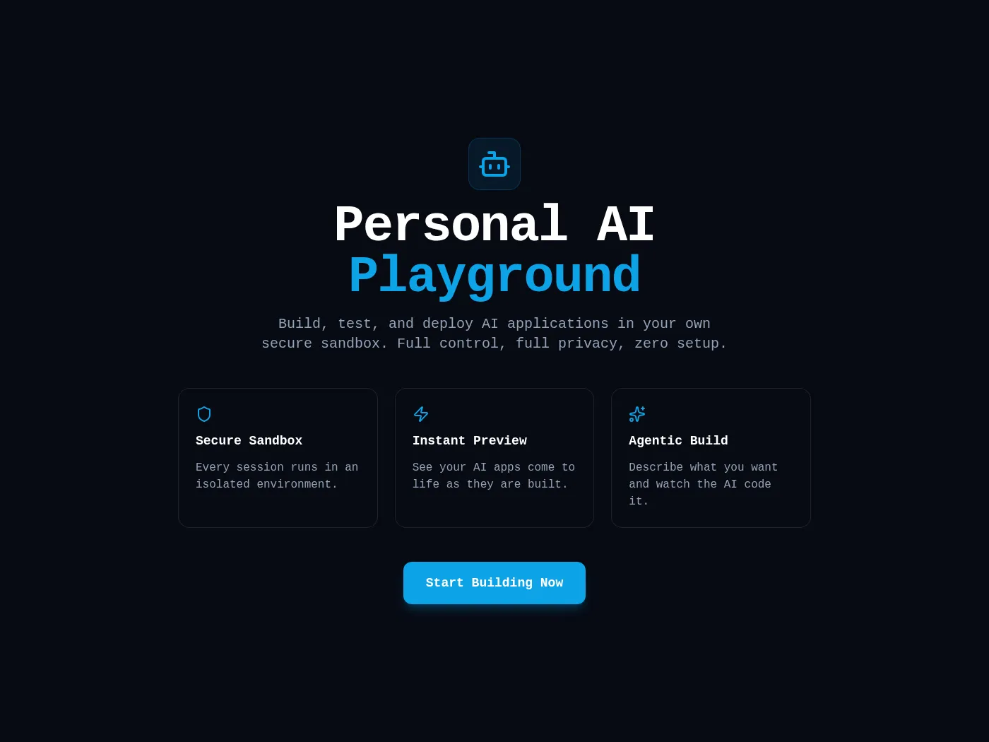 Local AI Playground