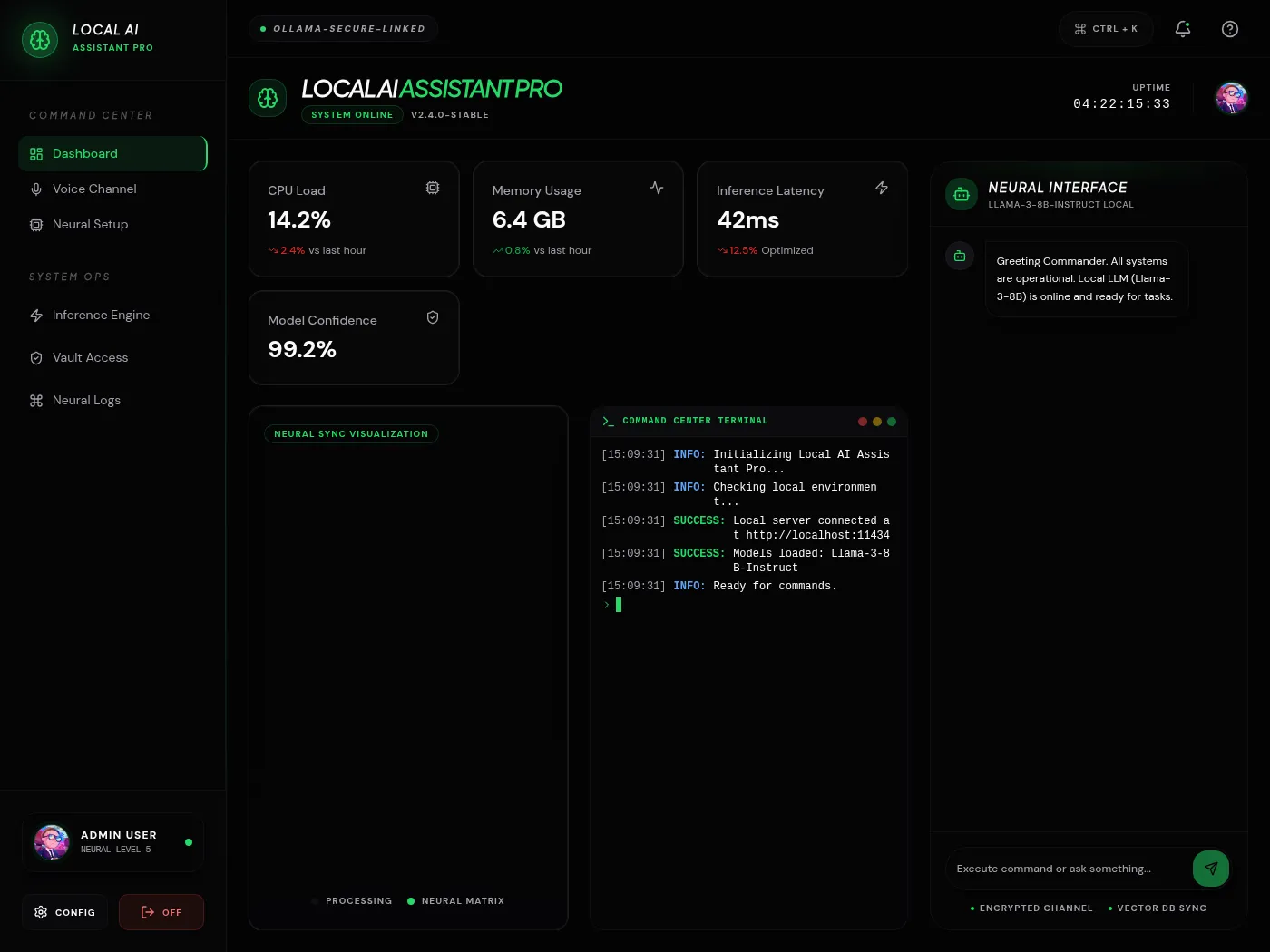 Local AI Assistant Pro