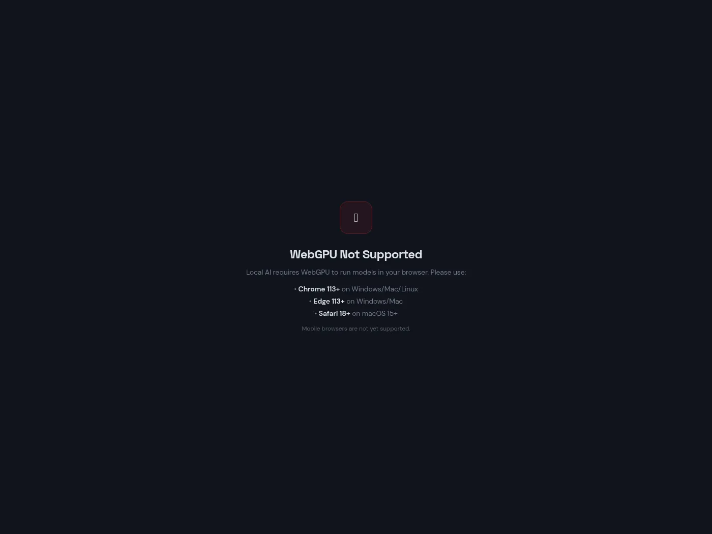 Local AI Chatbot